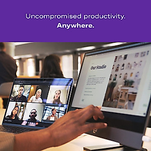 espresso Displays 15: World's Thinnest Portable Monitor - Premium Touchscreen for Mac, Windows & More. Durable, Robust Aluminium Design. 1 Cable Connection.