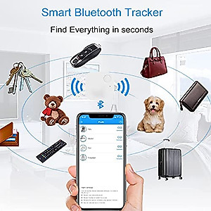 Bluetooth Key Tracker,GPS Bluetooth 4.0 Anti-Lost Finder,Child Pet Item Two-Way Alarm Anti-Lost Finder,Phone Recording/Shooting Control,Automatic Alarm Tracker with App for Android/iOS Phone