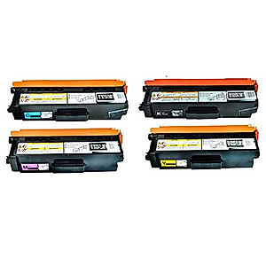 Calitoner Compatible Laser Toner Cartridges Replacement Brother TN336BK TN336C TN336M TN336Y Set Use for Brother MFC-L8600CDW, MFC-L8850CDW, HL-L8250CDN, HL-L8350CDW, HL-L8350CDWT Printer- (4 Pack)