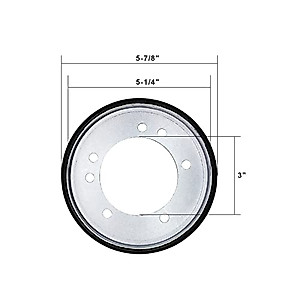 Huarntwo 04743700 240-394 Friction Wheel & Drive Disc for Ariens 00170800 00300300 1720859 AM122115 741316 Snowblower