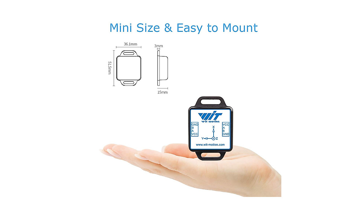 WitMotion WT901C-485: High-Precision 9-Axis Digital Compass