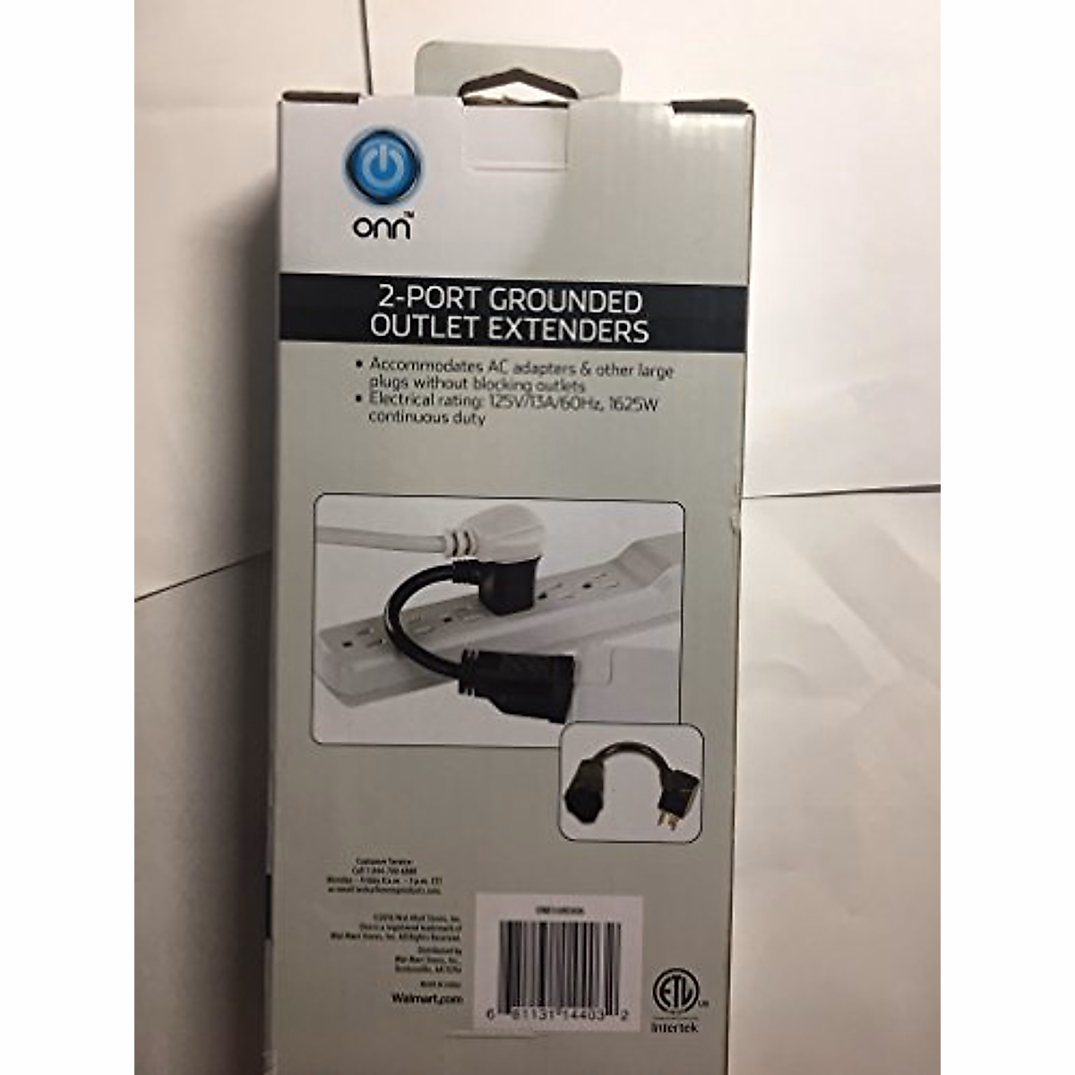 Omn 2port grounded outlet extenders 3 pk