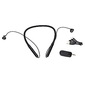 Neckband Monitor Headphone, 20ms Ultra Low Latency Multi Function Headset with Mic in Ear Magnetic Neckband Earphone for Phone Call Live Streaming Karaoke