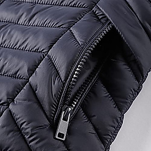 QLZ Girls Long Down Coat,Puffer Jacket, 9-10 Years,Double-sided Wear, Camouflage