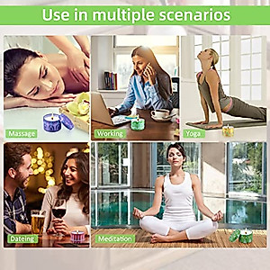 Scented Candles for Home Scented 7 Pack 4.4oz Natural Soy Candles Aromatherapy Candles Gift Set for Women Lavender Candles for Bath Spa Meditation Relaxing