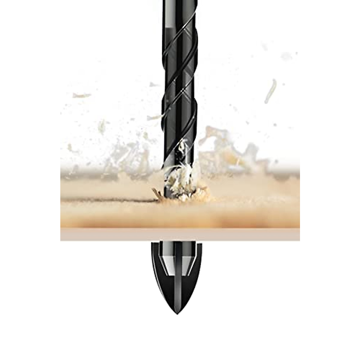 Masonry Concrete Drill Bit Set, Lytool 10Pcs Ceramic Tile Bits for Drill, Carbide Tip Hex Shank Bit for Brick, Tile, Wood, Glass, Plastic, Wall Mirror, Paver on Concrete or Brick Wall, 1/8" to 1/2"