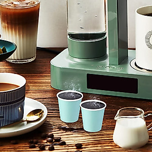 Giwrmu 100 pack 3 oz Paper Cups, Disposable Bathroom Cups, Mouthwash Paper Cups, 3 oz Small Cups for mouthwash, Snack Cups, Espresso Cups Suitable for Home, Party, Picnic