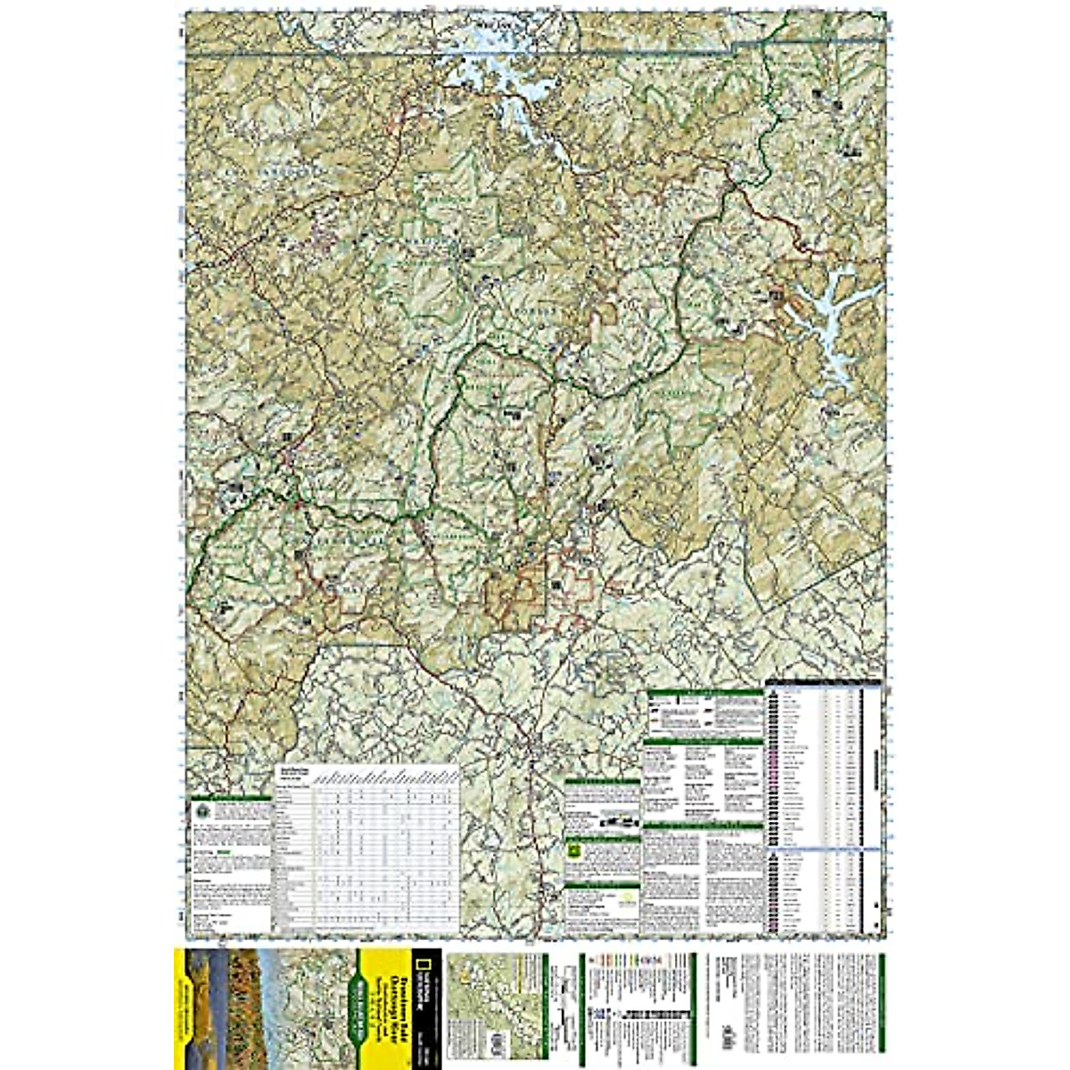 Brasstown Bald, Chattooga River Map [Chattahoochee and Sumter National Forests] (National Geographic Trails Illustrated Map, 778)