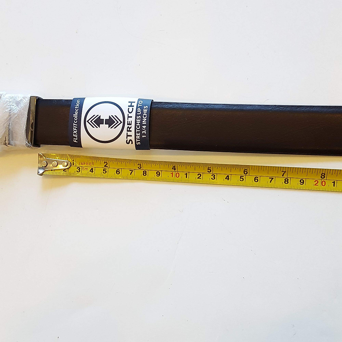 Axesoria Men's Vegan Reversible Belt Gunmetal Buckle Black/Tan 32/34