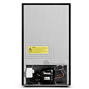 Midea MRU03M2ABB Upright Freezer Large Black, 3.0 Cubic Feet