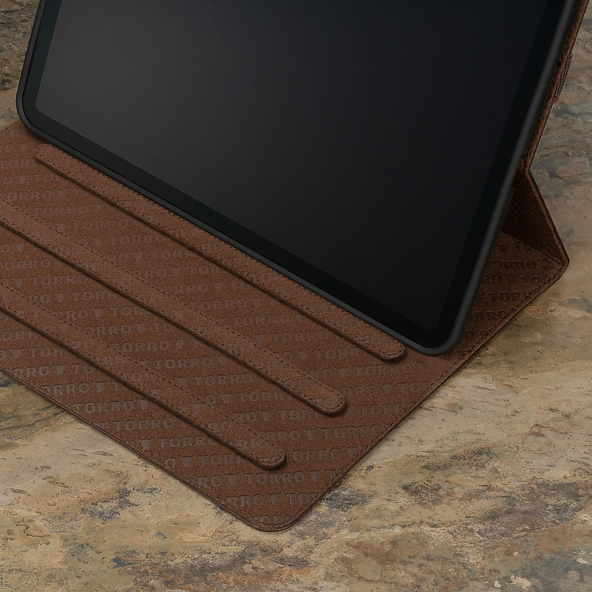 TORRO Case Compatible with iPad Air 6/5 / 4 – Premium Leather iPad Air 2024 (M2) / 2022/2020 Cover with Stand Function, Apple Pencil Connectivity and Wake Sleep Function (Dark Brown)