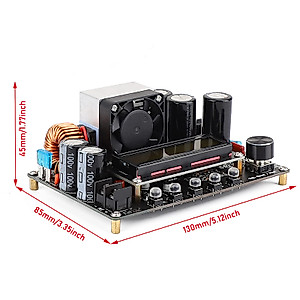 DROK DC Boost Converter, CNC 10V-65V to 12V-120V DC to DC 12V 24V 36V 48V 12A 800W Adjustable Power Supply Voltage Regulator Module, Solar Panel MPPT Charging, with Cooling Fan