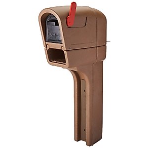 Step2 595200 MailMaster Plus Mailbox, Walnut