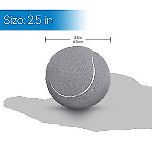 RMS Walker Glide Balls - A Set of 2 Balls with Precut Opening for Easy Installation, Fit Most Walkers (Grey),2 Count (Pack of 1)