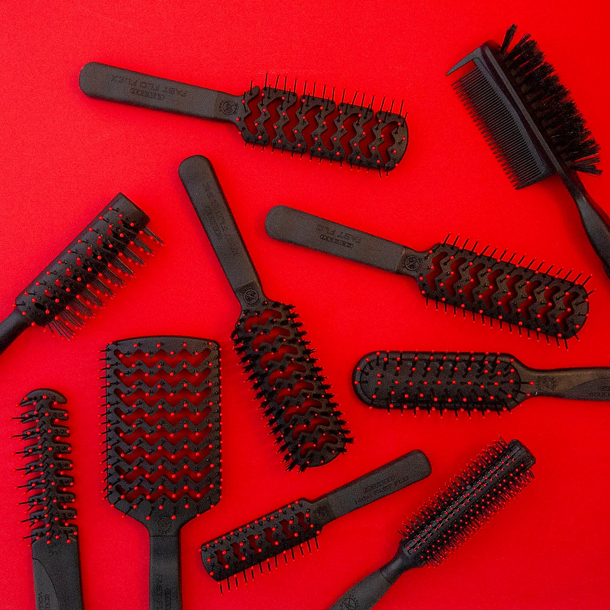 Cricket Static Free Fast Flo Vent Hair Brush - Quick Blow Drying, Easy Styling, and Tangle-Free Detangling for All Hair Types, Long, Short, Thick, Thin, Curly, Straight, and Wavy