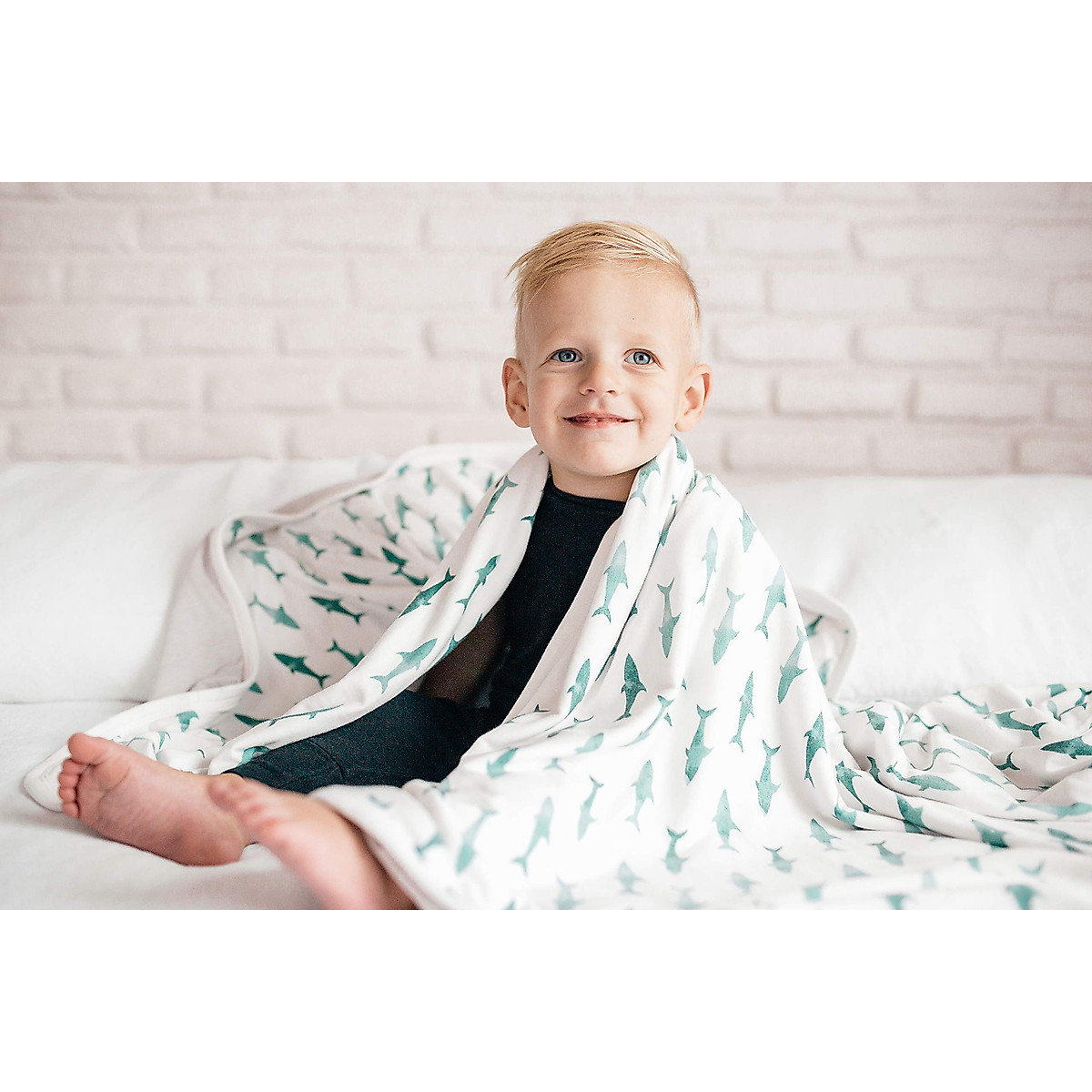 Copper Pearl Three-Layer Baby Blanket: Soft Baby Quilts for Boys and Girls | Breathable, Cozy, Toddler Blanket | Baby Quilt for Newborns | 46x46 Premium Polyester/Rayon | Pacific