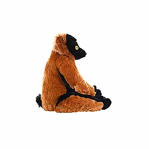 Wild Republic Red Ruffed Lemur Plush, Stuffed Animal, Plush Toy, Gifts for Kids, Cuddlekins12 Inches
