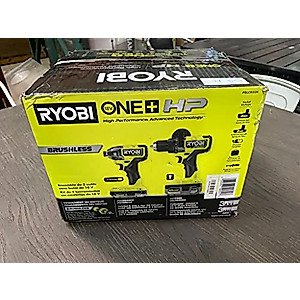 ONE+ HP 18V Brushless Cordless 1/2 in. Hammer Drill and 1/4 in 4-Mode Impact Driver Kit w/ (2) Batteries, Charger, & Bag