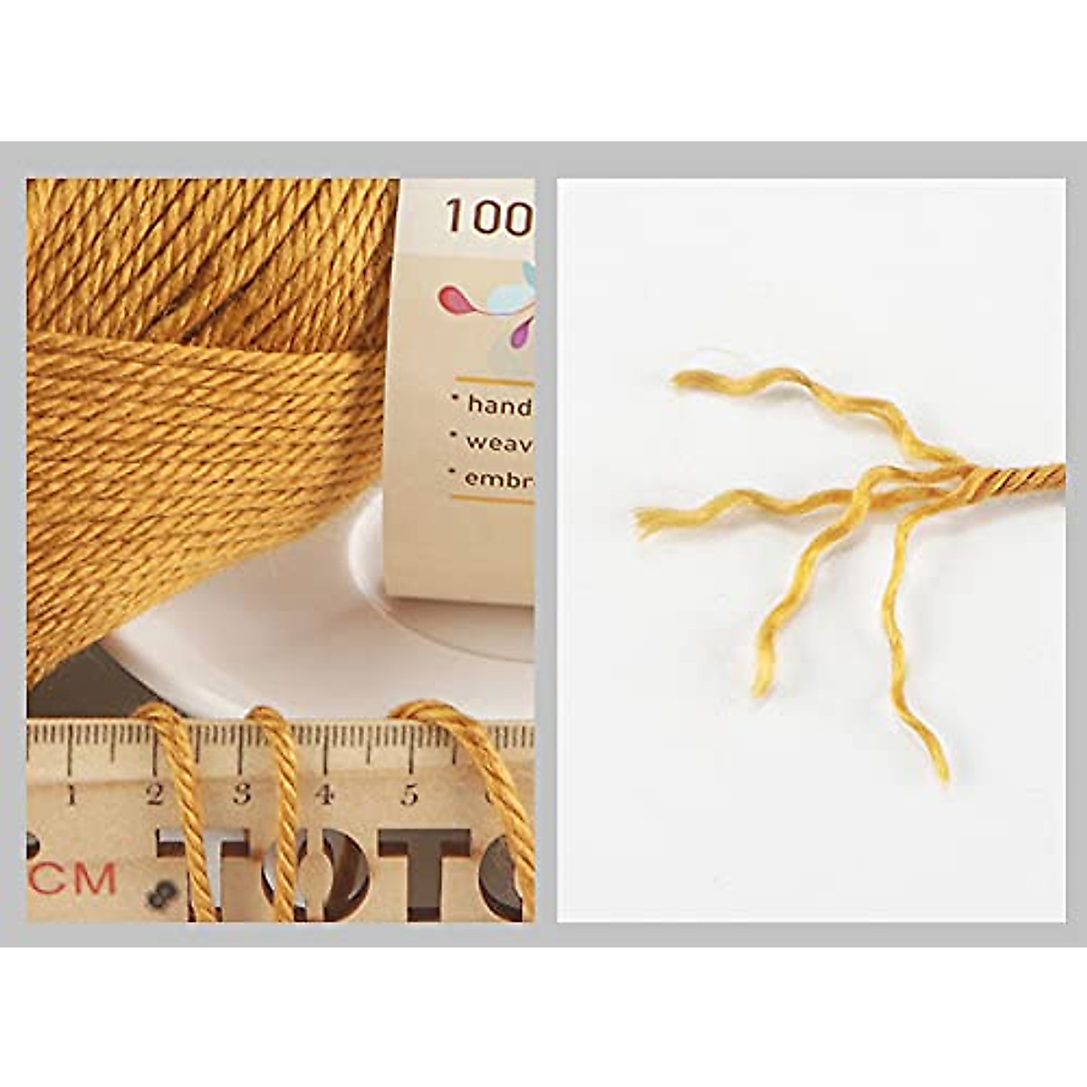 100% Acrylic Fancy Yarn 3-Pack by Yonkey Monkey Knitting Crochet DIY Art Craft (Chestnut 81)
