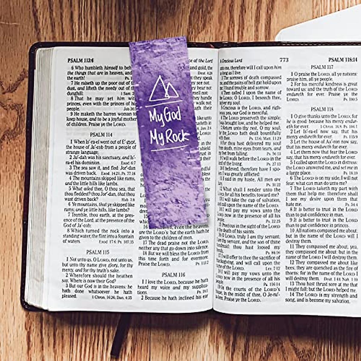Children and Youth Bookmark, My God My Rock, Psalm 18:2, Pack of 25, Handouts for Classroom, Sunday School, and Bible Study