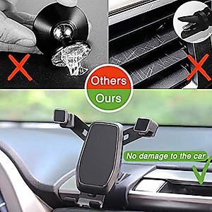 AYADA Phone Holder Compatible with Toyota RAV4, Phone Holder Phone Mount Upgrade Design Gravity Auto Lock Stable Without Jitter Easy to Install 2013 2014 2015 2016 2017 2018 Hybrid Accessories