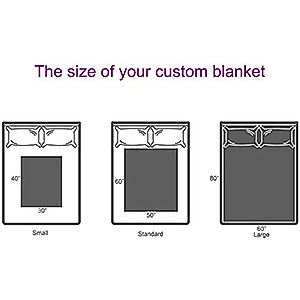 XOZOTY Personalized American Flag Deer Hunter Maple Leaf Baby Blanket with Name Text Custom Newborns Infants Swaddling Blankets for Boys &Girls Shower Birthday Gift 30 X 40 inches