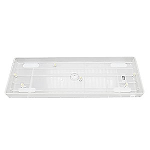 Kingjinglo Mini Keyboard GH60 Color Plastic Case for 60% Mechanical Gaming Keyboard Faceu 60 Plastic Shell Compatible Poker2 Pok3r Faceu 60 Plastic Shell