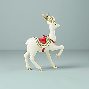 Lenox Standing Reindeer Figurine, 0.99, Multi