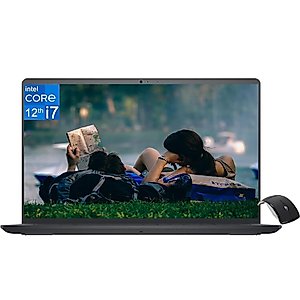 Dell 2023 Newest Inspiron 15 Laptop, 15.6" FHD Display, 12th Gen Intel Core i7-1255U, 64GB DDR4 RAM, 2TB SSD, Intel Iris Xe Graphics, Wi-Fi 6, Bluetooth, HDMI, Windows 11 Home, Black
