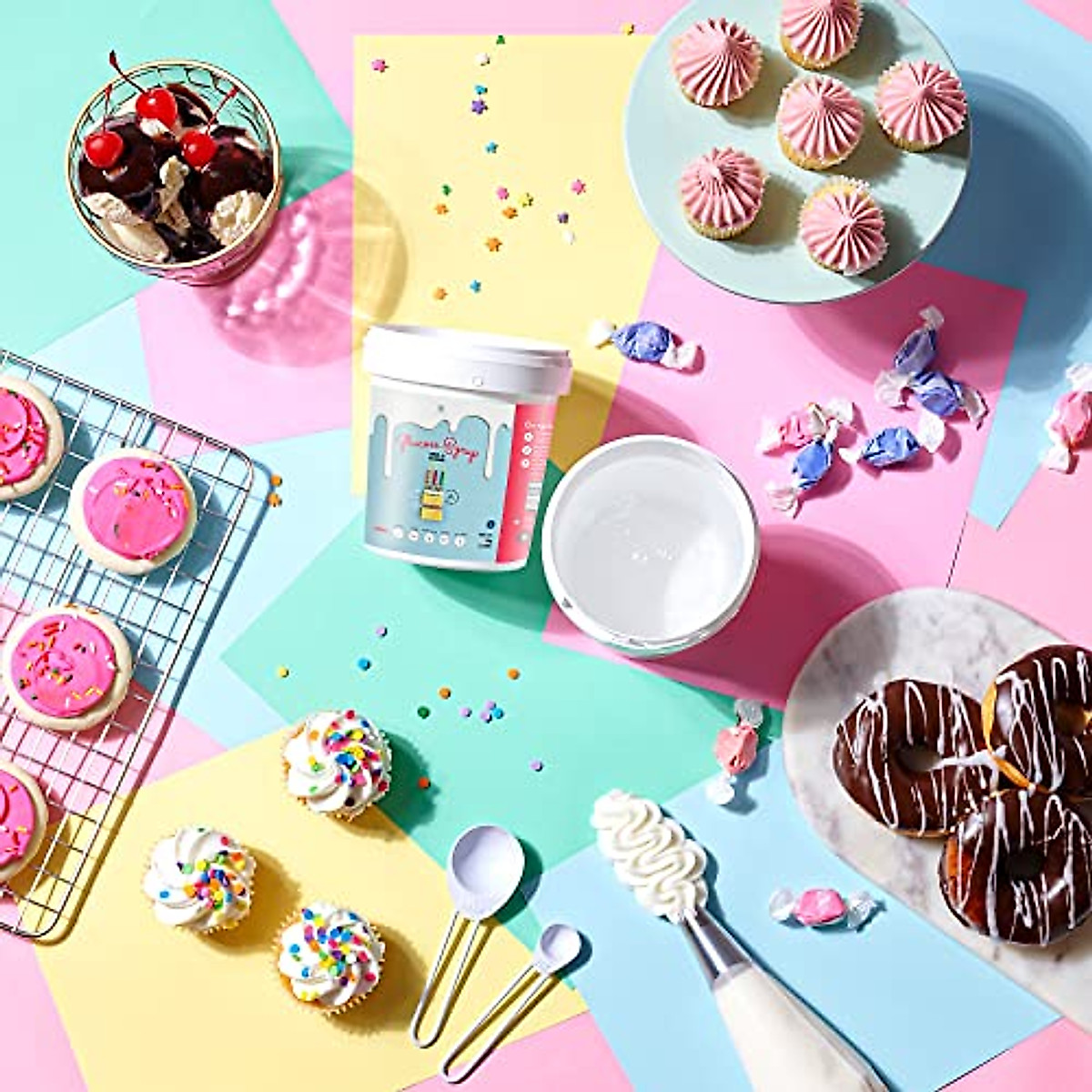 Gourmanity 2.2 lb Glucose Syrup, Confectioners Glaze, Liquid Glucose For Baking, Liquid Glucose Syrup, Glucose Baking, Fondant Glaze, Glucose Sugar Syrup, Sucrose Syrup, Kosher