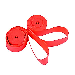 LIOOBO 1 Pcs Tires Protective Cushion Rim Tape Resilience Rim Strip 26 Tyre Cushion Bike Red 700c Protective Cushion Cover
