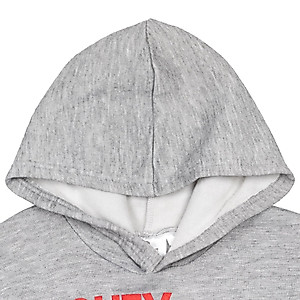 Mighty Express Nate Milo Brock Little Boys Fleece Pullover Hoodie and Pants Outfit Set Gray/Black 7-8