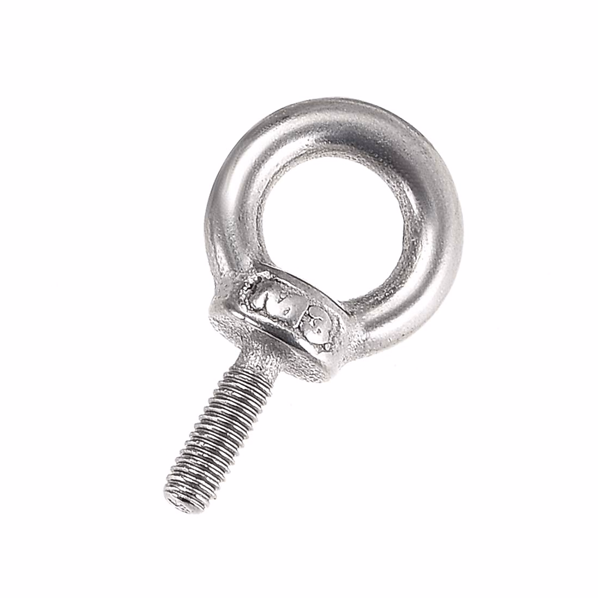 uxcell Lifting Eye Bolt M3 x 9mm Male Thread 304 Stainless Steel for Hanging, Pack of 10