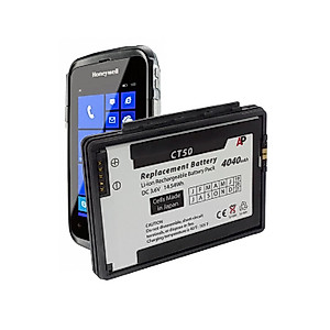Artisan Power Replacement Battery for Honeywell/Datalogic | Dolphin CT50, CT60 Mobile Computers | Lithium Ion Rechargeable Battery Pack | 3.6 Volt | 4040 mAh | Replaces Battery Number 318-055-001