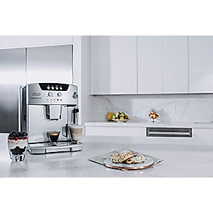 De'Longhi ESAM04110S Magnifica Fully Automatic Espresso Machine with Manual Cappuccino System Silver