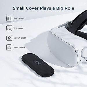 KIWI design Comfort Battery Head Strap and Lens Protector Compatible with Quest 2