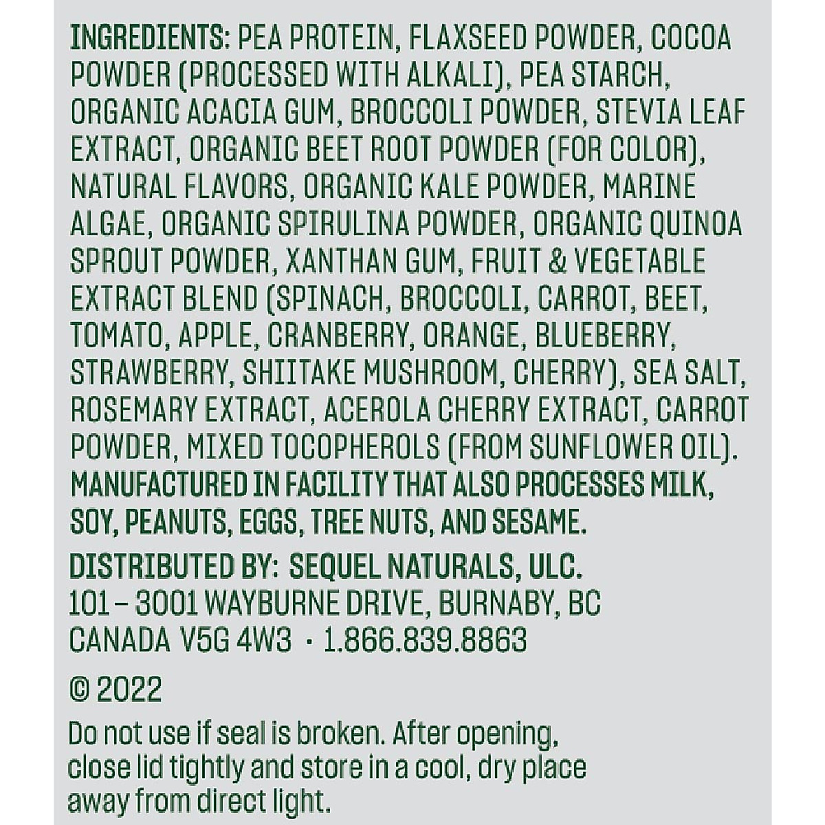 Vega Essentials Plant Based Protein Powder, Chocolate - Vegan, Superfood, Vitamins, Antioxidants, Keto, Low Carb, Dairy Free, Gluten Free, Pea Protein for Women & Men, 1.4 lbs (Packaging May Vary)