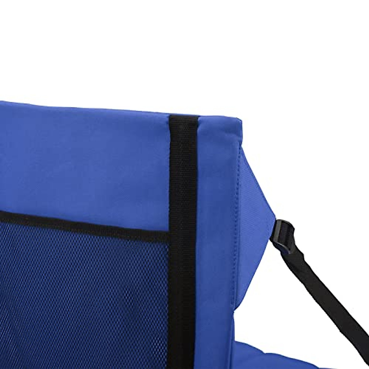 Okuyonic Folding Bleacher Cushion, Portable Oxford Cloth Folding Stadium Seat Lightweight Pearl Cotton for Lawn(Blue)