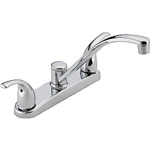 Peerless P299208LF Choice Two Handle Kitchen Faucet, Chrome