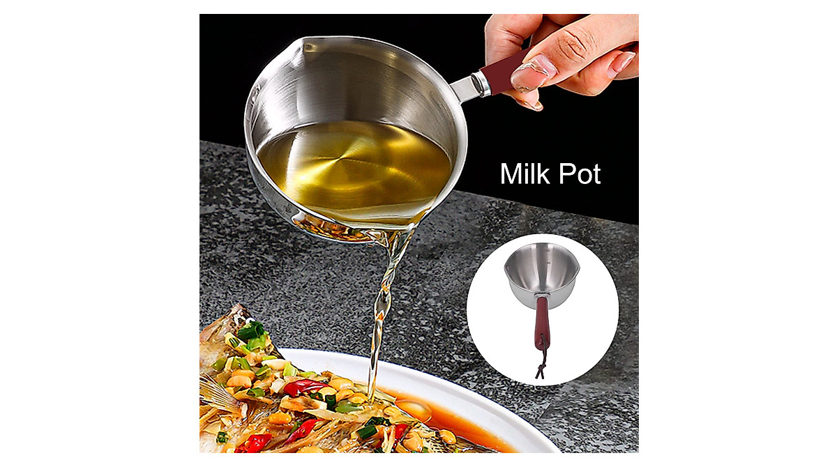 Mini Saucepan, Milk Pot, Milk Coffee Warmer 304 Stainless Steel Mini ...