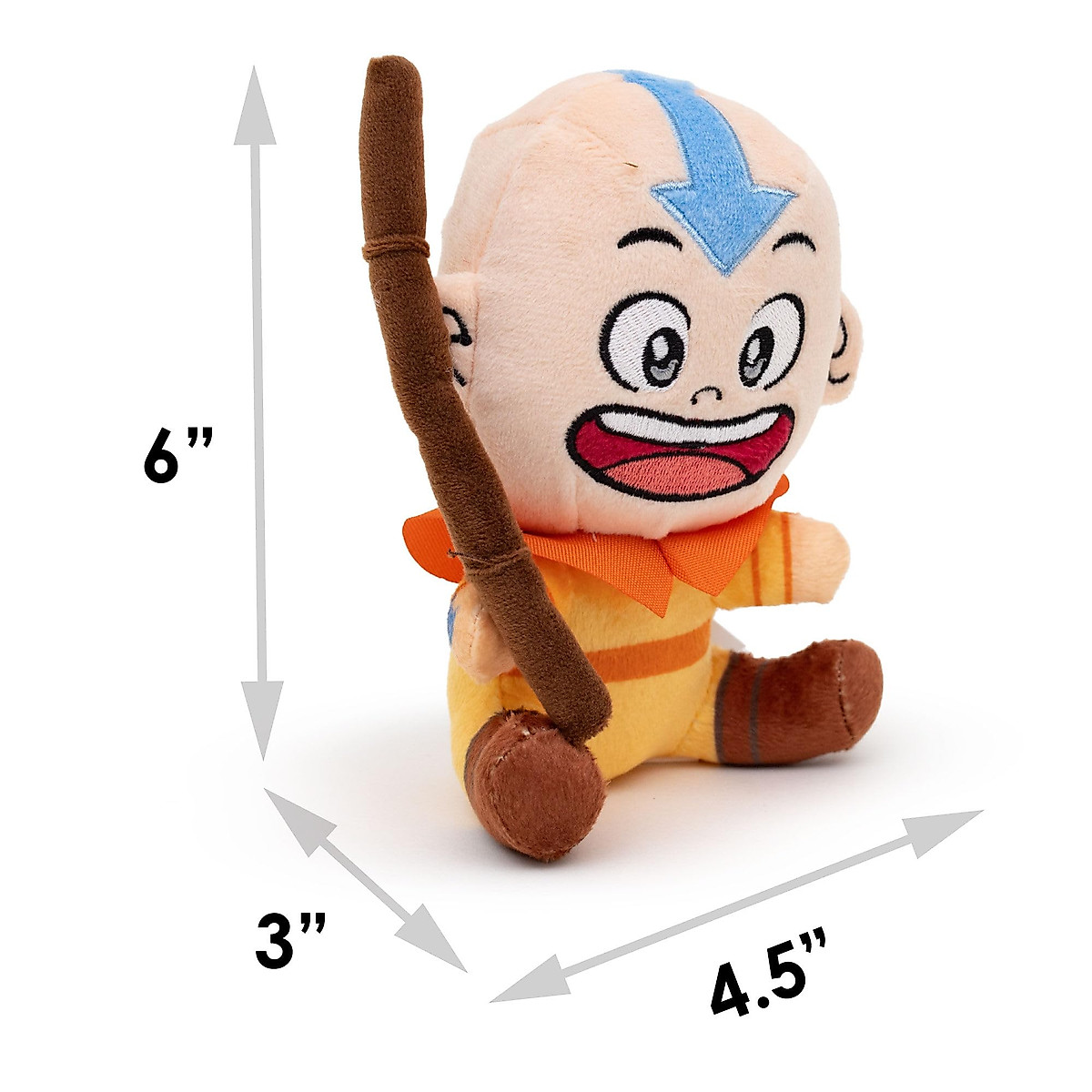 Buckle-Down Nickelodeon Dog Toy, Avatar The Last Airbender Avatar Aang Pet Toy, Plush