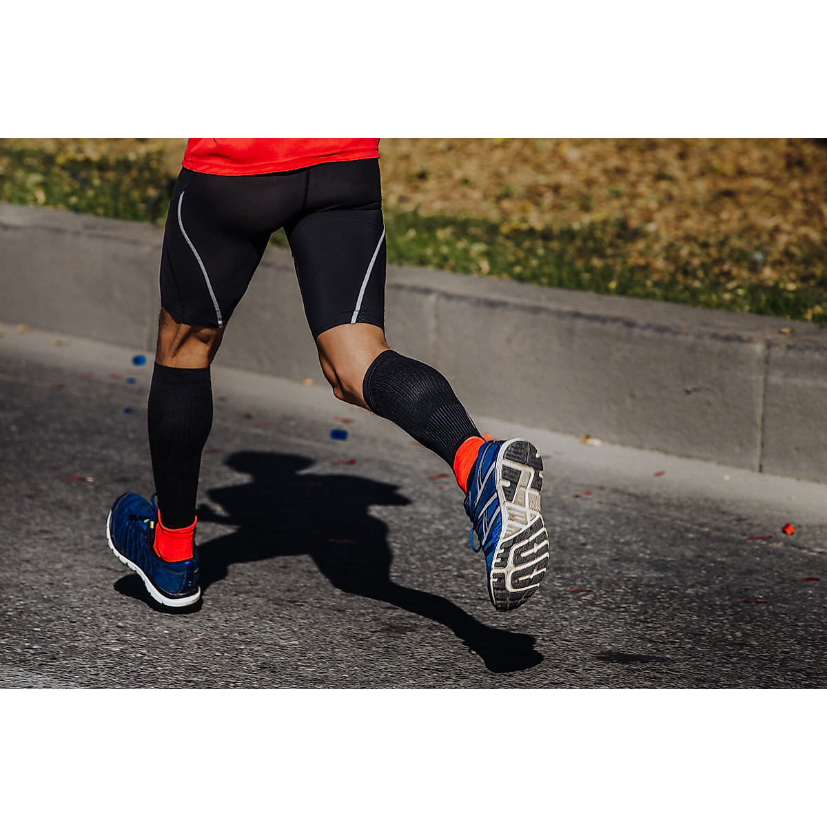 2 Pair Navy Blue Small/Medium Ladies Compression Socks, Moderate/Medium Compression 15-20 mmHg. Therapeutic, Occupational, Travel & Flight Knee-High Socks. Womens and Mens Hosiery.