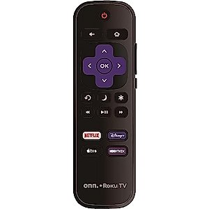 OEM Replacement Remote Control fits for All Onn. Roku TV Smart 4K Ultra HDTV with 4 Shortcut APP Keys - Netflix, Disney Plus, Apple TV+, and HBO Max Buttons