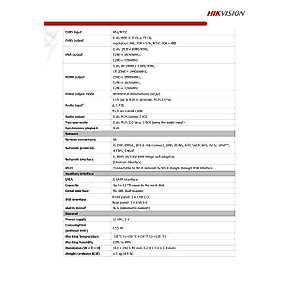 Hikvision H.265 Pro+ Turbo HD 8MP 8CH DVR 4K HDMI Supports up to 8MP TVI/ 5MP AHD/ 5MP CVI/Plus 8-CH 8MP IP CAM, 1-Sata HDD (HDD not Included)
