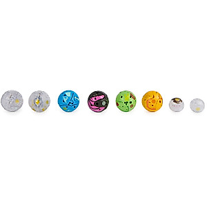 Bakugan Evolutions, Bakugan Genesis Collection Pack, 2 Light Up Bakugan Action Figures, 4 Exclusive Bakugan, 2 Nanogan, 8 Bakugan Cards and 4 BakuCores, Kids Toys for Boys Ages 6 and Up