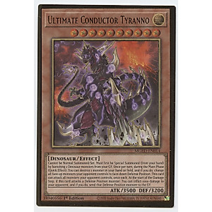 Ultimate Conductor Tyranno - MGED-EN014 - Premium Gold Rare - 1st Edition