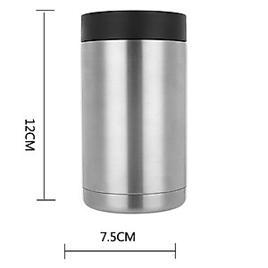 Can Cooler Tumbler for 12oz Bottles Cans Double Wall Vacuum Insulated Bottle