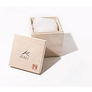 JEMQ Edo Kiriko Color Hand Cut Crystal Glass Tumbler Whisky Gass 9 Oz Glassware with Luxury Gift Box, Suitable for Cocktail Whisky Drink Red Wine Vodka (Blue)