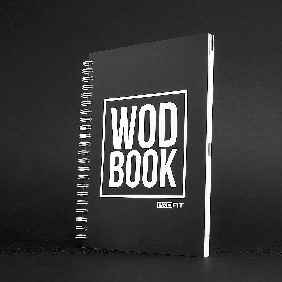 WODBOOK Workout Journal for Athletes - WOD Logbook - Exercise Planner - Cross Training Tracking Diary – WOD Book | Track 200 WODs + 130 Benchmarks + Personal Records | 140 Pages | Wire-Bound
