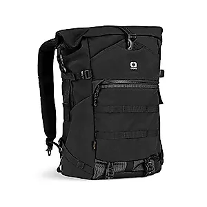 OGIO ALPHA Convoy 525r Rolltop Backpack, Black